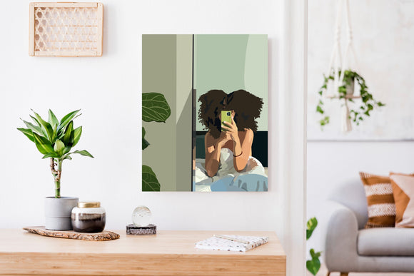 Mirror Selfie Canvas – Artpce